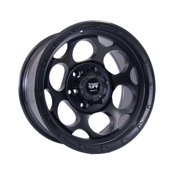 Rugged Tracker DX205 Alloy Wheel 17×8.5 (6×139.7) ET-5 CB110.1 -Black ...