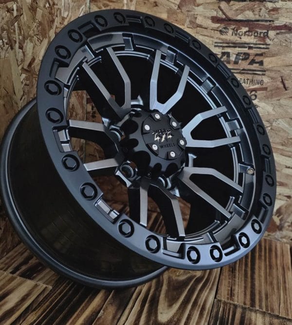 Rugged Hurricane Alloy Wheel 17×9 (6×139.7) ET5 CB110 -Gun gray with ...